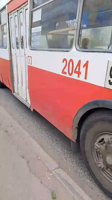 Троллейбусный маршрут №9. Ижевск. Борт 2041.