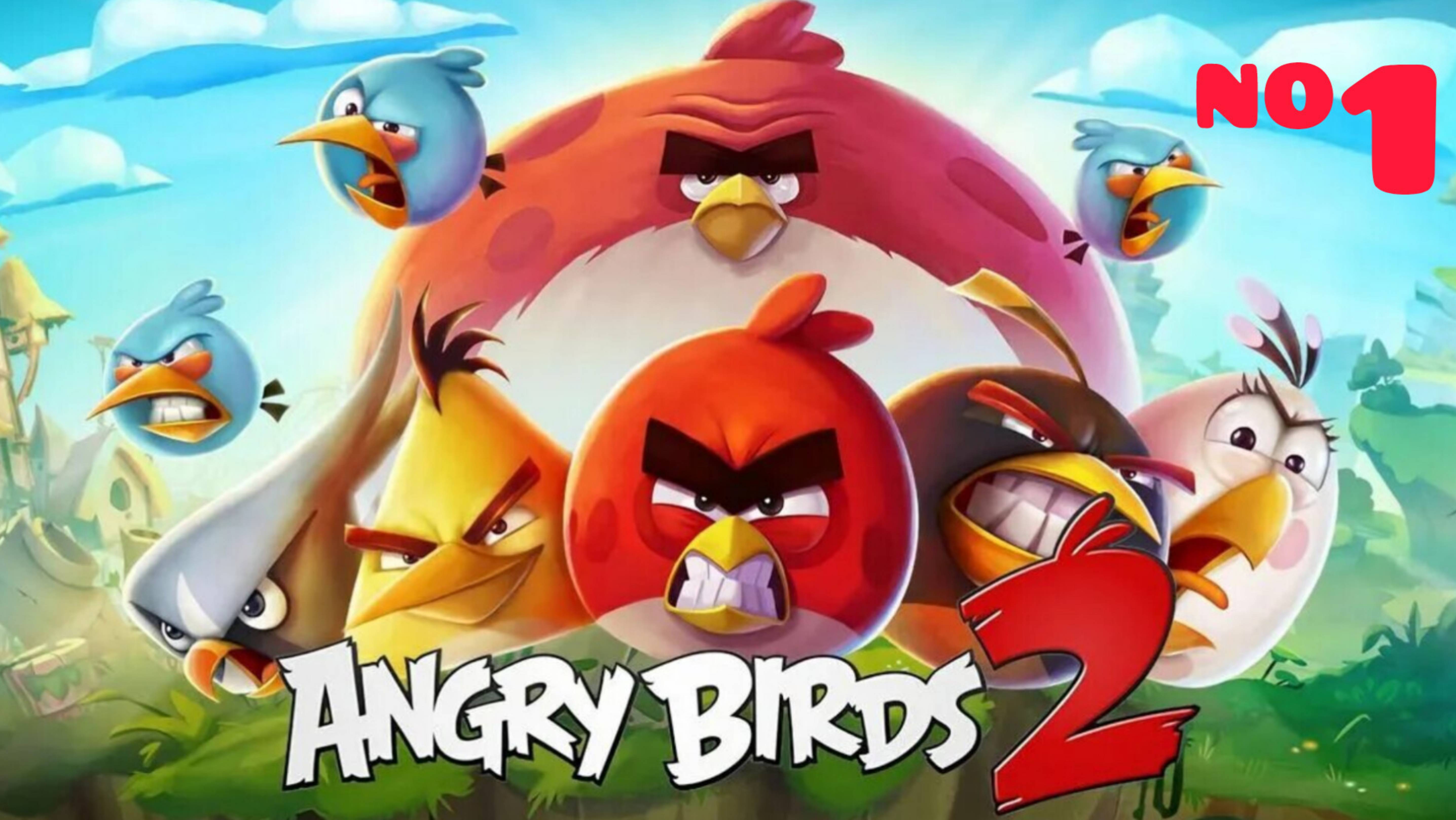 Angry Birds 2 🔥 Энгри бердс 2 🤘 Злые птицы👋 лучшая игра 👍 игры для детей💪атака на свиней😎#1