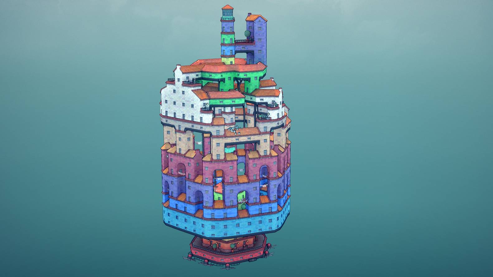 Townscaper. Часть 3