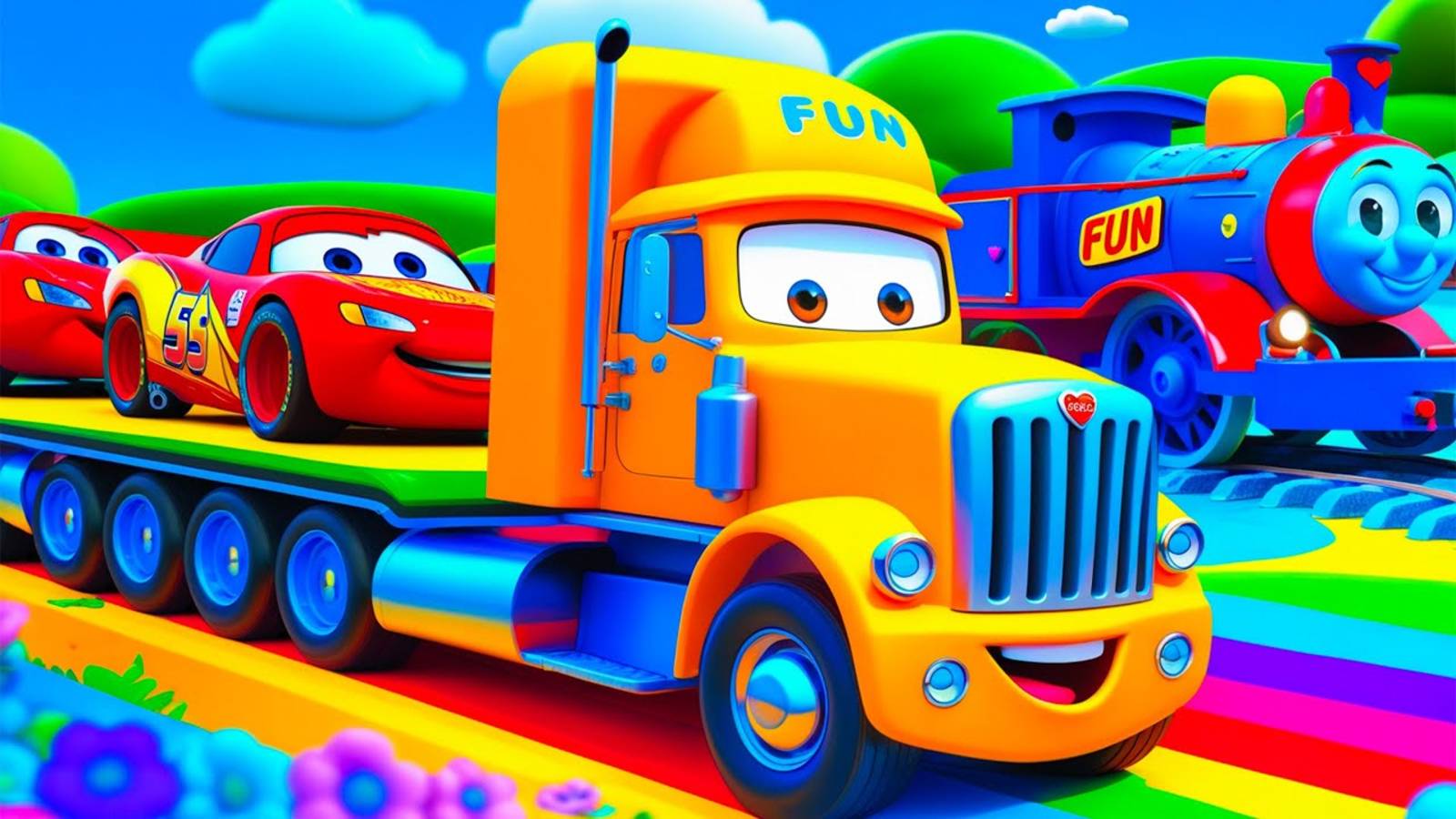 🤝МОЛНИЯ МАКВИН🤝 И ЕГО ДРУЗЬЯ МАШИНКИ СУПЕРГЕРОИ В ПОИСКАХ НОВЫХ ПРИКЛЮЧЕНИЙ❤️