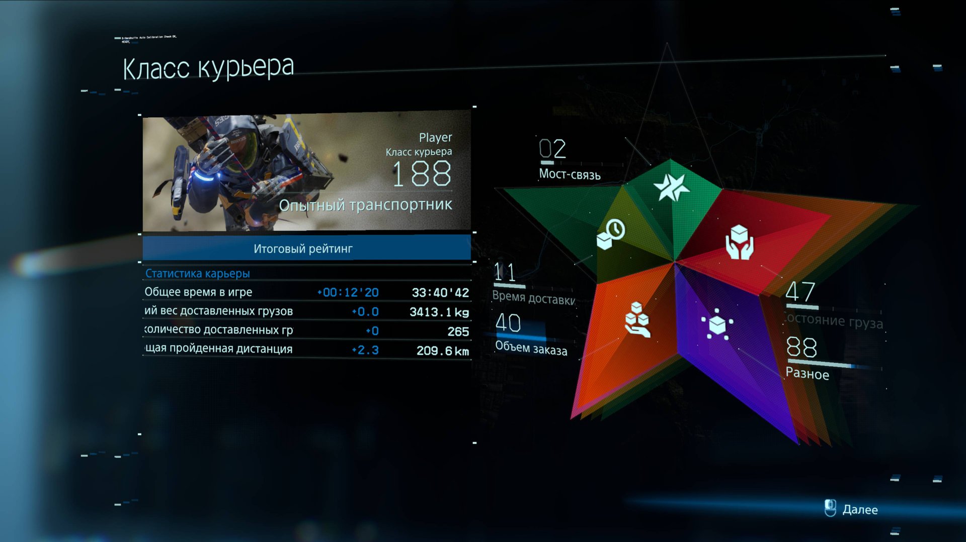 Прохождение Death Stranding - рядовая ночь