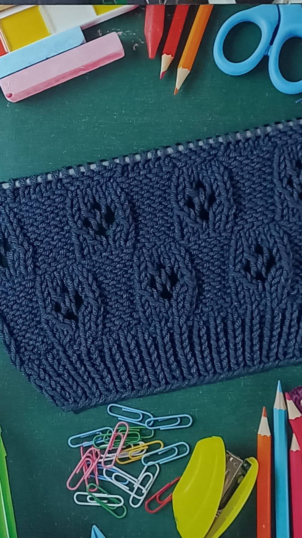 МК Узор спицами