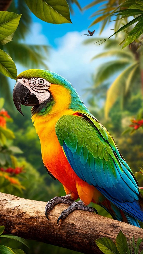 найди попугая