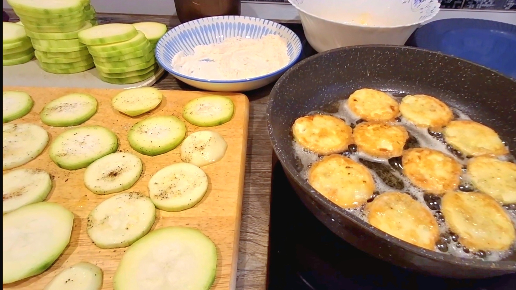 Еще один вкуснющий и очень быстрый рецепт с кабачками 🔥🔥🔥👍..