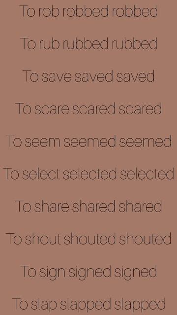 Правильные Глаголы Часть 16 Regular Verbs Part 16