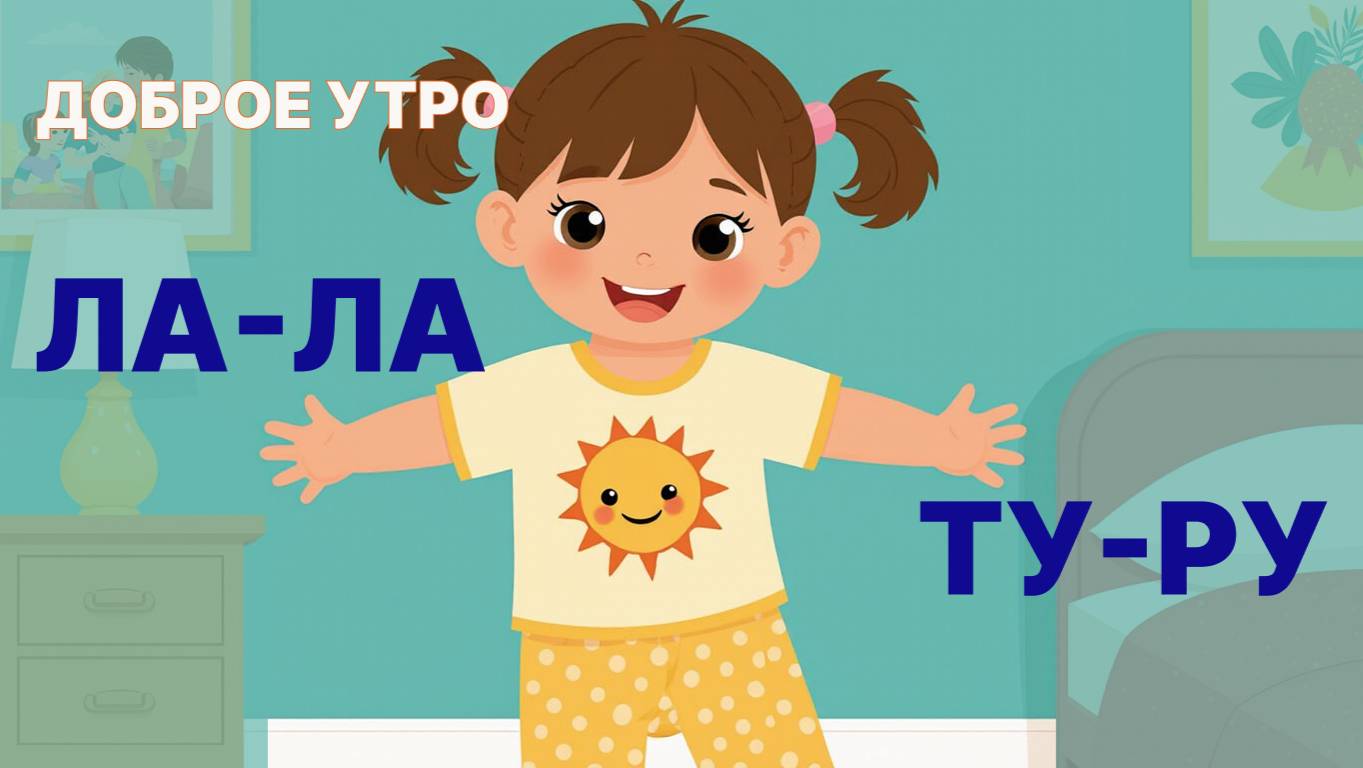 Доброе утро | Ла-ла-ла 🌞 Детская песня для малышей | Весёлое просыпание с ребёнком