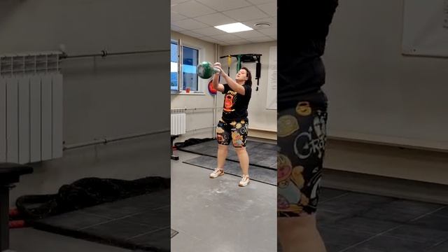 "Медитация с гирей 24 кг🔥🫠