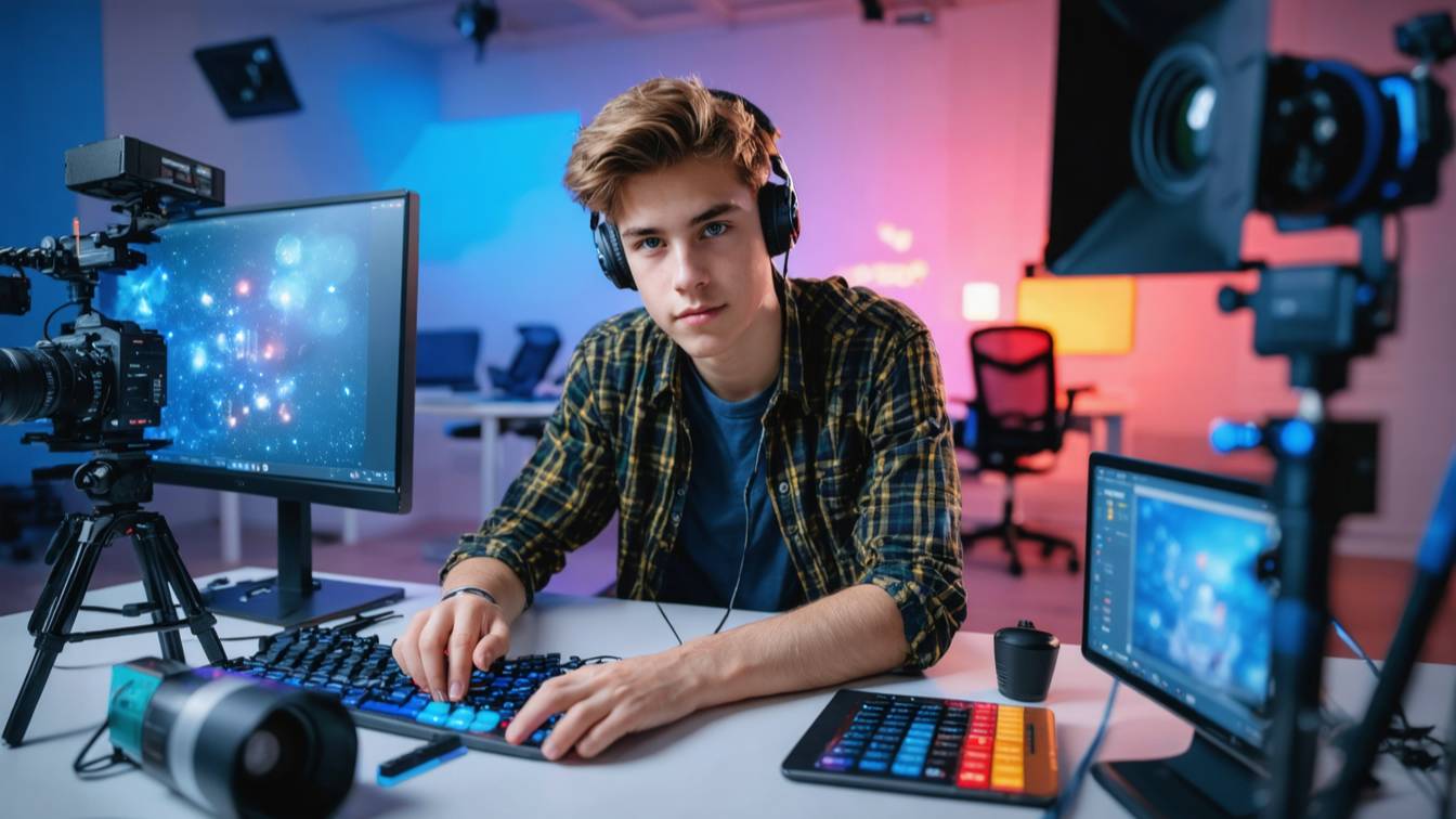 Бабушка и молодые блогеры