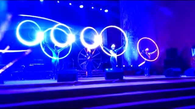 Эстафета олимпийского огня - 2013, Воробьёвы горы.