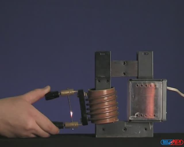 Физика. Опыты. Модель электросварки