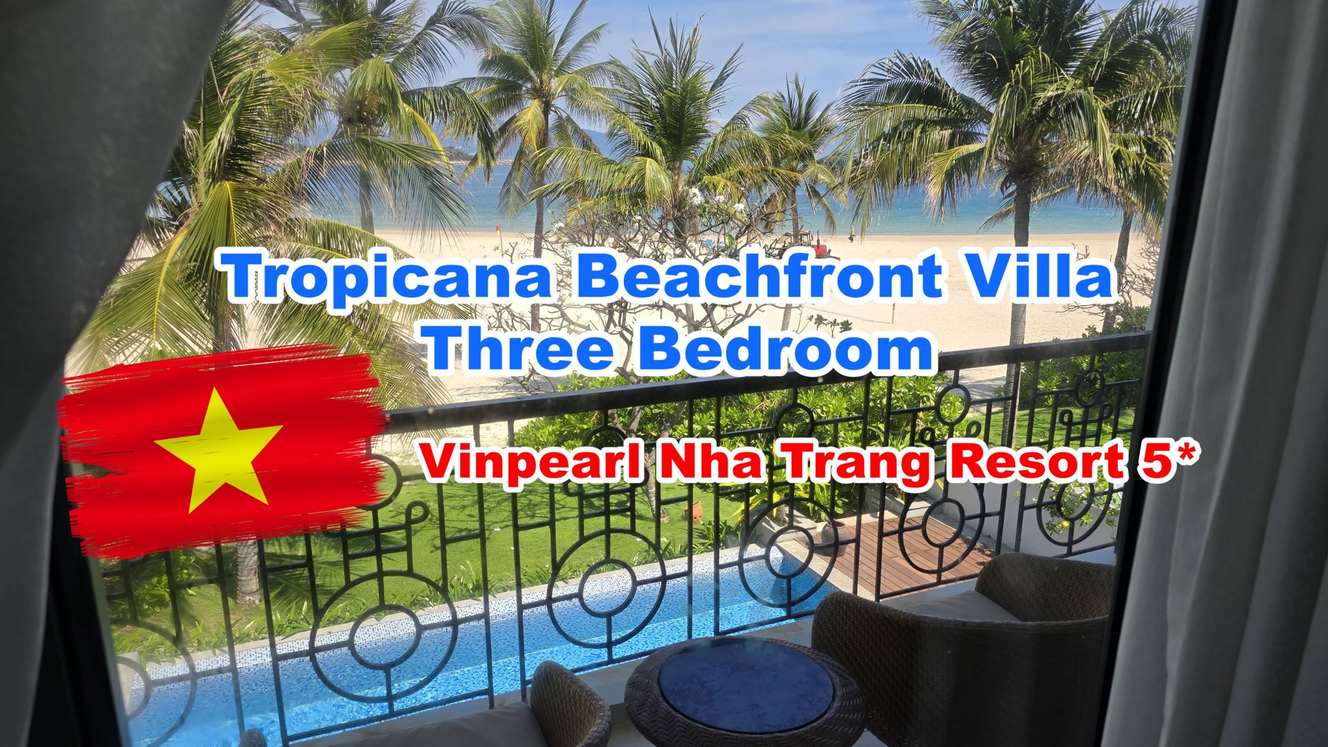 Вилла Tropicana Beachfront Villa Three Bedroom, Vinpearl Nha Trang Resort, Нячанг, Вьетнам