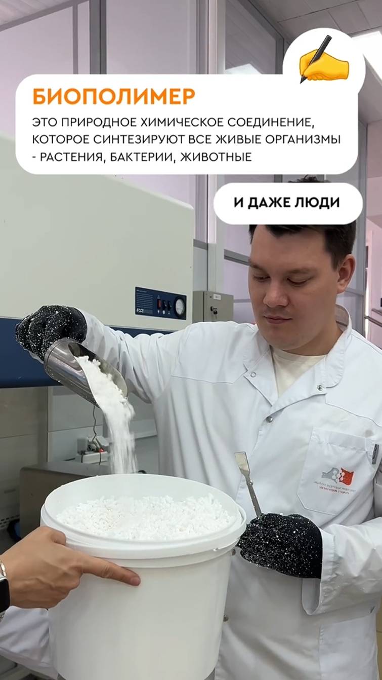 Учёные СФУ разработали материал для восстановления тканей человека #shorts