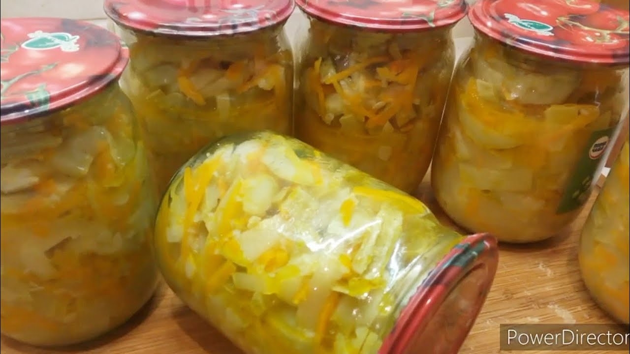 Салат Анна из кабачков на зиму! Просто и вкусно!