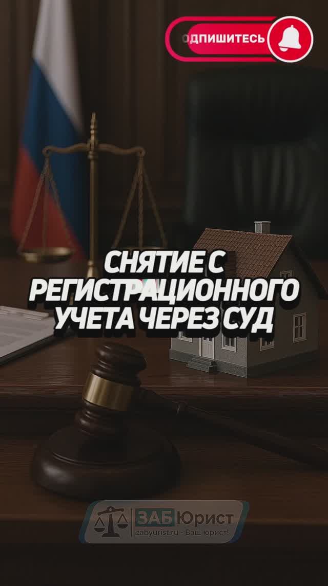 Снятие с регистрационного учета через суд