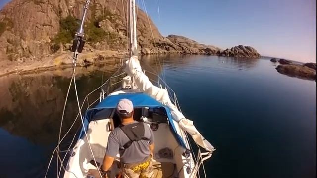 Exit from the bay Norway 2013