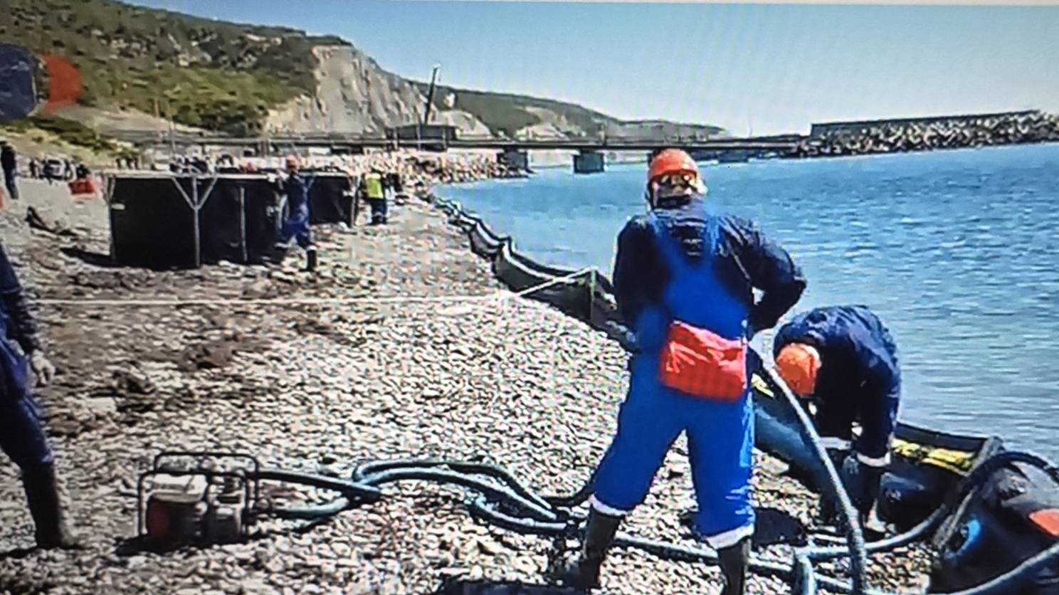 Видеорепортаж "Панорамы КТК" об учениях на Морском терминале