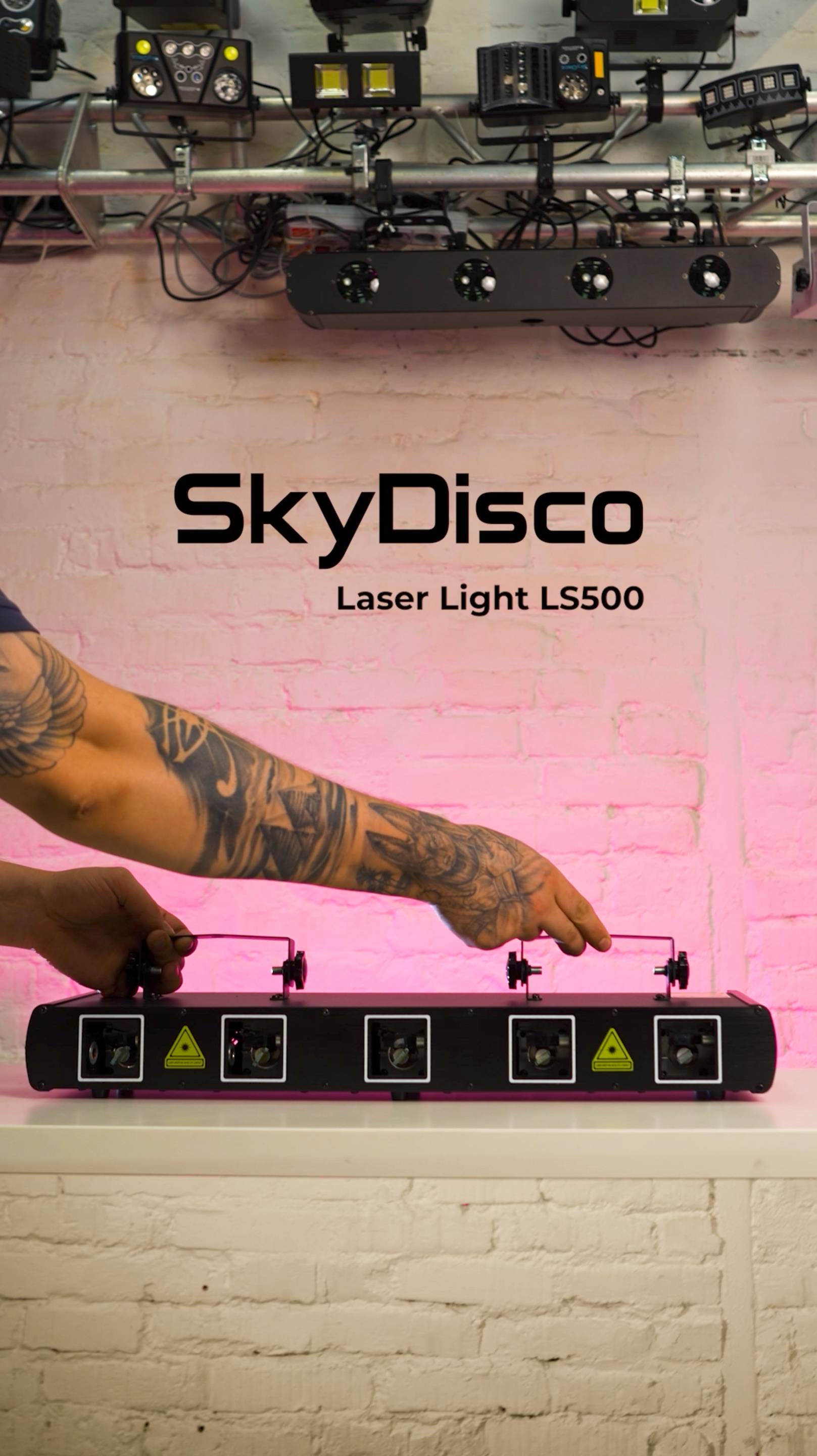 Подключили лазер к DMX-пульту | Что умеет SkyDisco Laser Light LS500 с DMX-пультом?