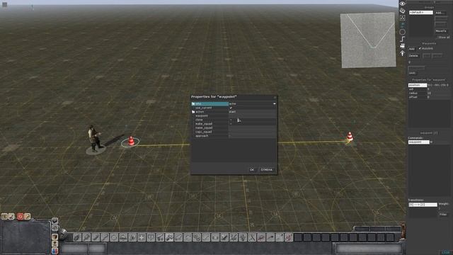 Изменение направления движения по вейпоинтам GEM2 (Простейший патруль)