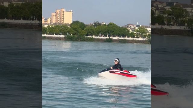 Электрическая мини лодка RUSH WAVE | Electric Go Kart Boat| 15KW Mini Jet Boat | K2