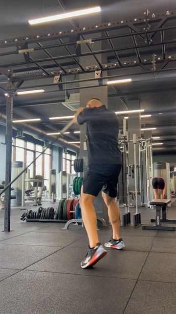 Перебрасывание штанги лэндмайн