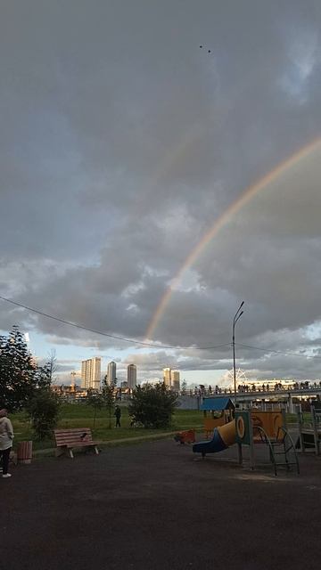 Двойная радуга 🌈 над Москвой 🏙️