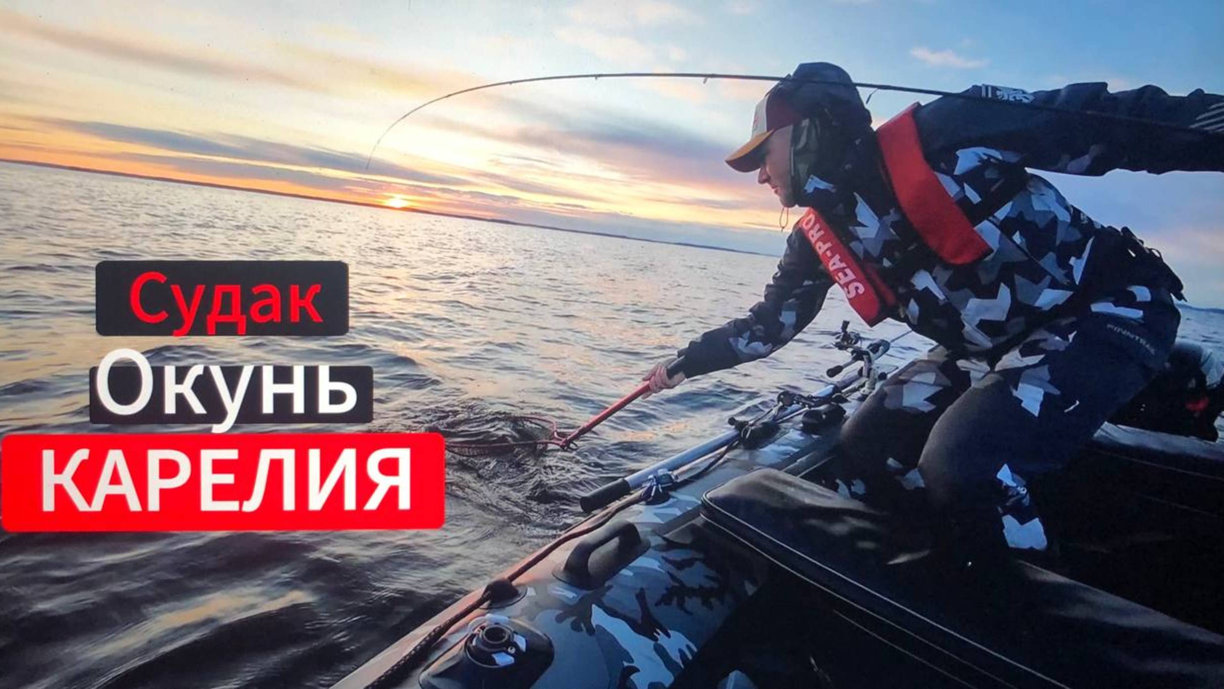 Карелия Август 2025 , Сямозеро , Ловим на вибы и ратлины судака,окуня ,щуку. Утро одного дня.