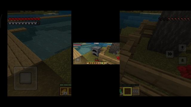 Я построил дом в Майнкрафте и нашёл очень крутой лут в зданиях в деревне.mp4