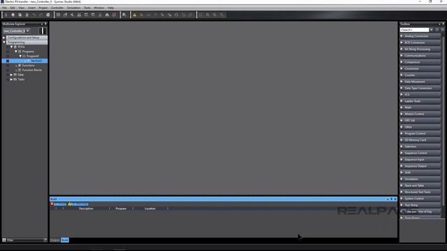 17_ От проектирования электрооборудования к автоматизации Импорт EPLAN Electric P8 в Sysmac Studio