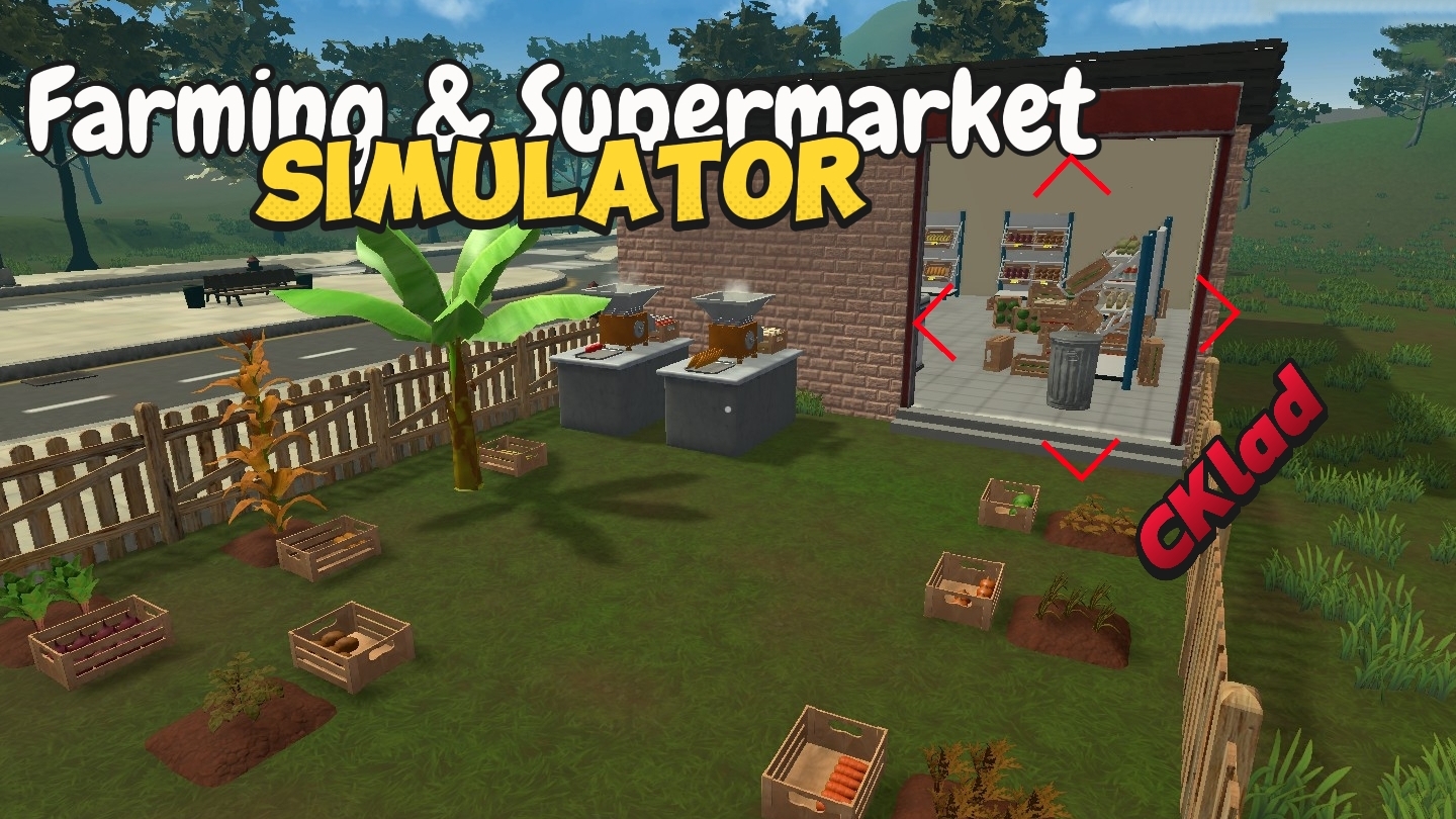 УСТРОИЛА СКЛАД ПРЯМ В МАГАЗЕ | Farming & Supermarket Simulator #5