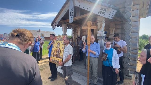 Феодоровская часовня в дер. Горушка. Крестный ход "Пояс Богородицы"-2025