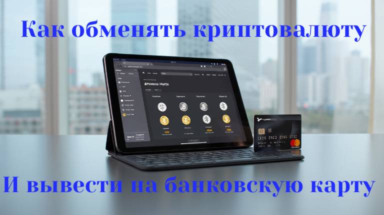 КАК ПОПОЛНИТЬ ИЛИ ВЫВЕСТИ КРИПТОВАЛЮТУ С ПОМОЩЬЮ БАНКОВСКОЙ КАРТЫ ЛЕГКО, БЫСТРО И БЕЗОПАСНО