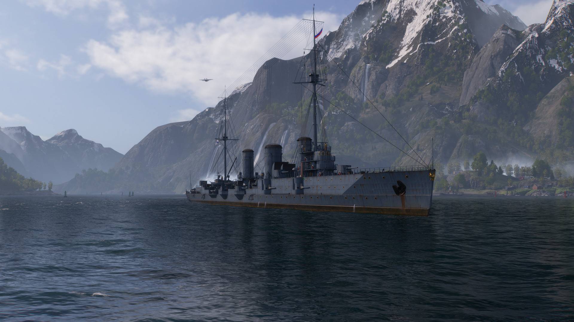 Мир кораблей. Случайный бой №1.