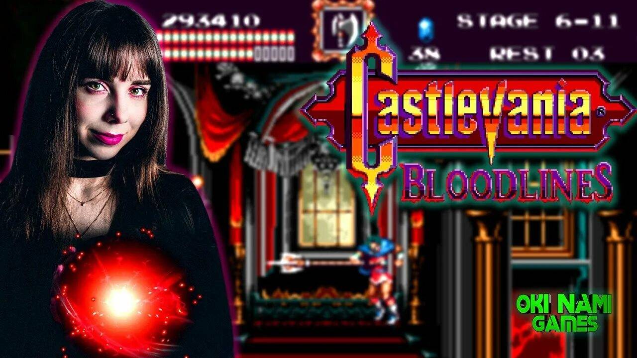 CASTLEVANIA: BloodLines (U) / Vampire Killer (J) SEGA.Прохождение с комментариями от Oki Nami Games