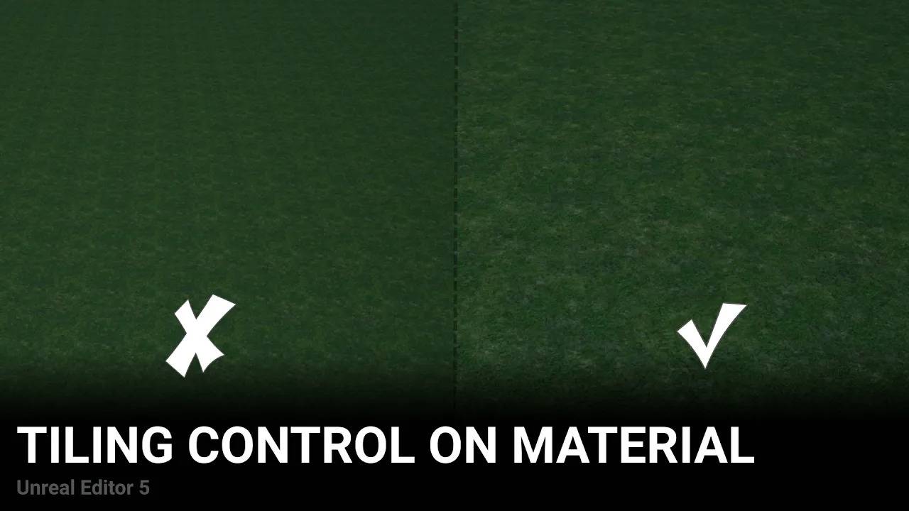 Управление масштабом текстур, настройка TILING в Unreal Engine 5