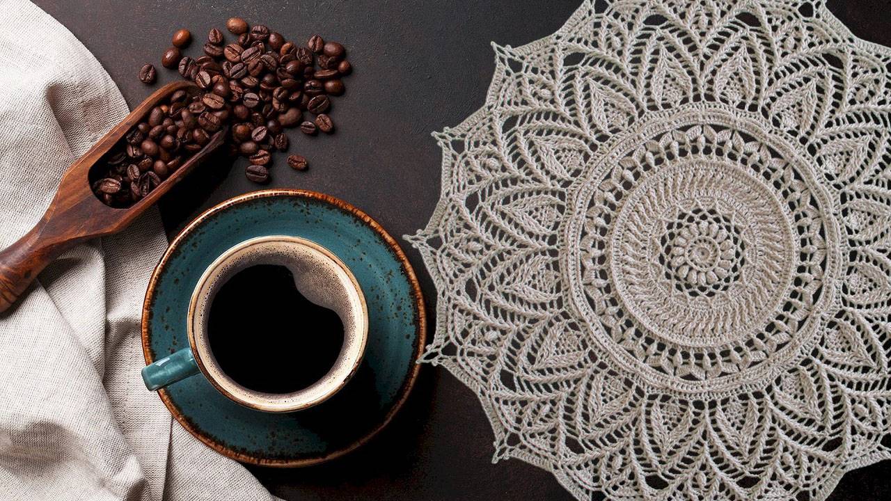 Японская рельефная салфетка. Часть 2