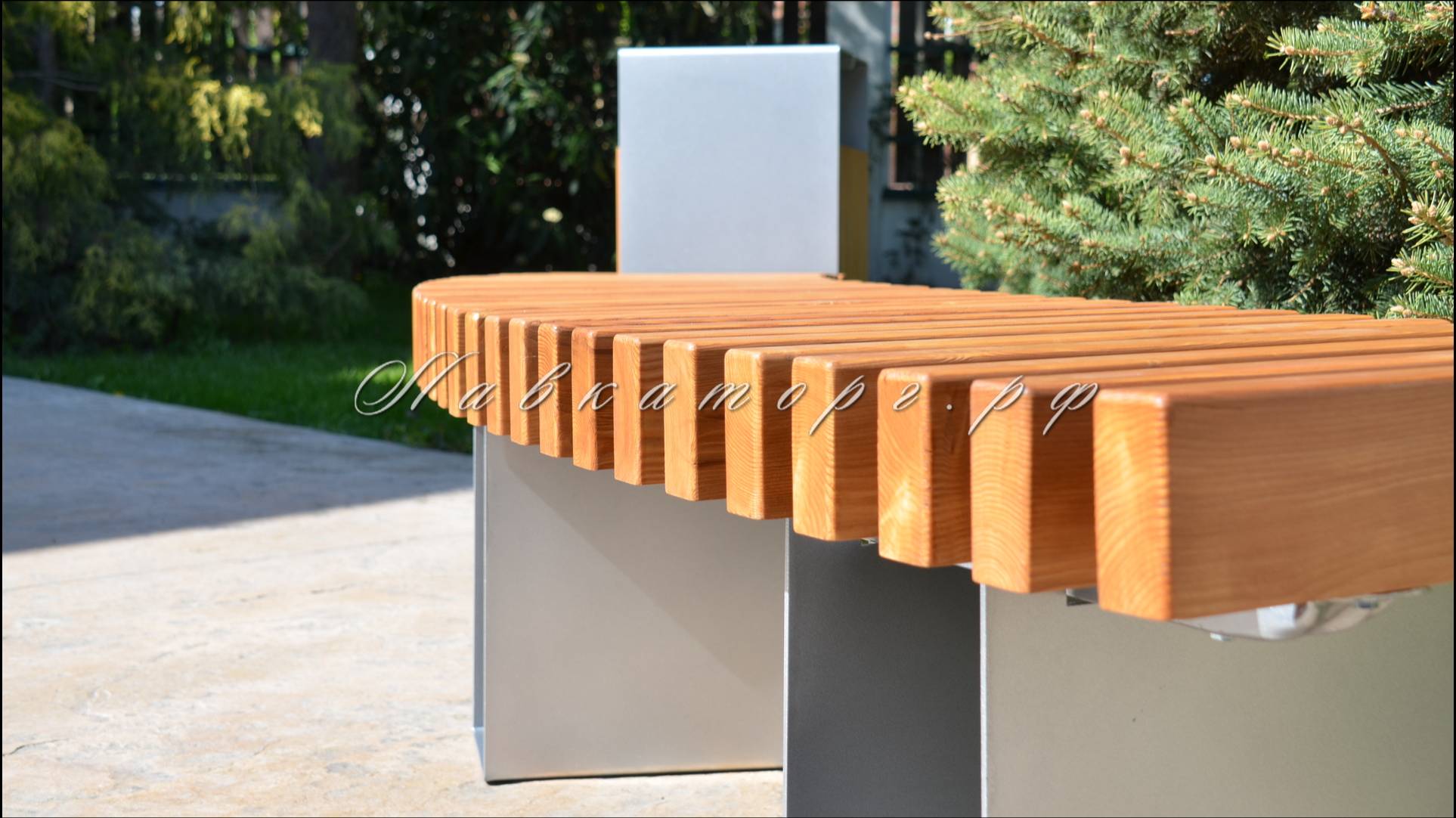 Скамейки радиусные СМПл-рБ