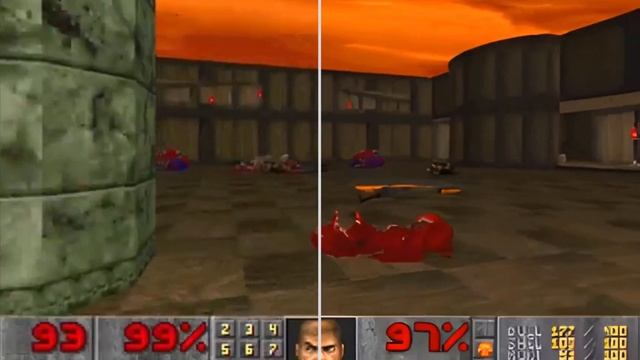 Нейросеть улучшает графику старых игр (DOOM 1)