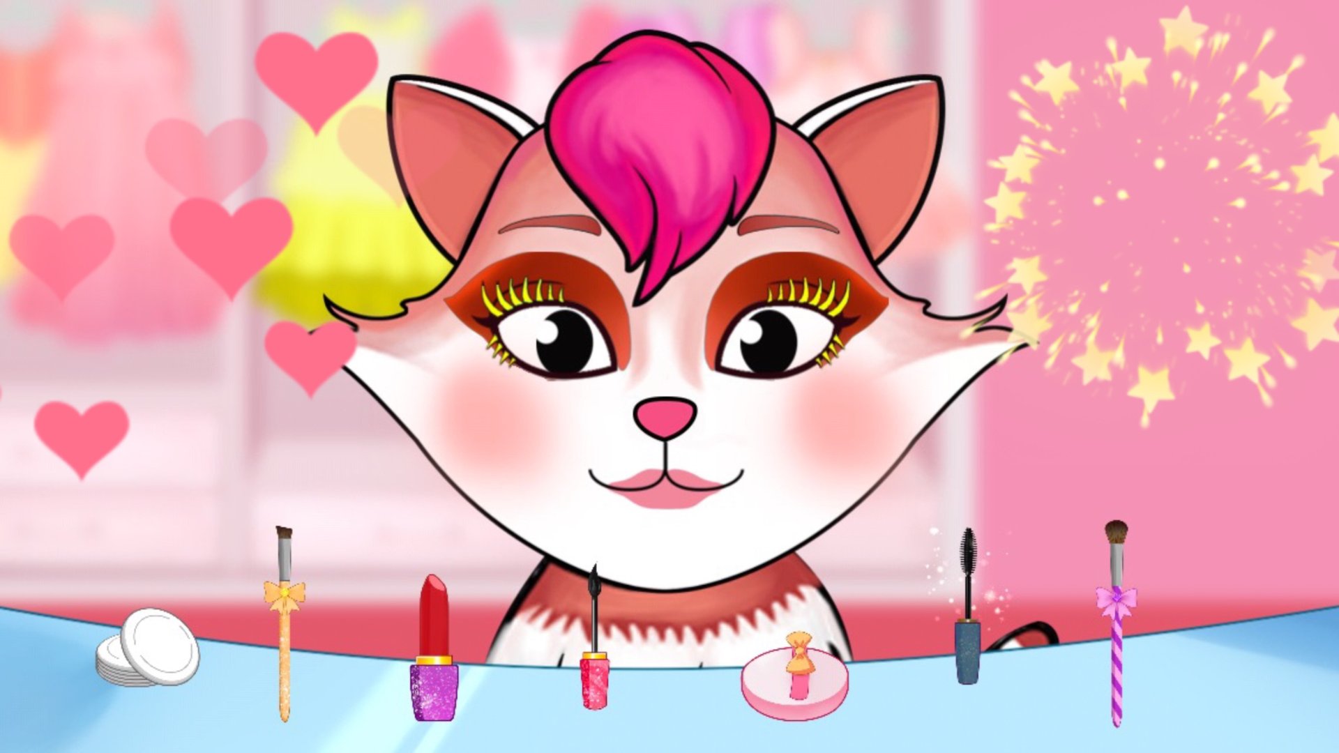 Мультики про животных | про котика и  макияж 💄 🐱