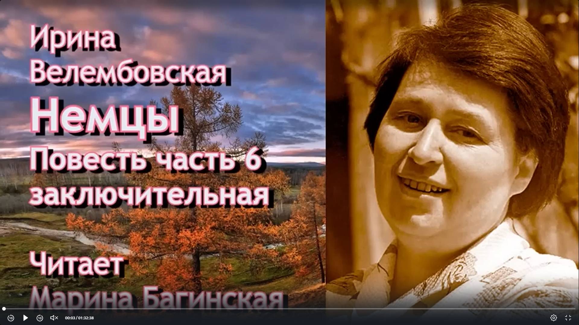 Аудиокнига Ирина Велембовская _Немцы_ Повесть часть 6 заключительная Читает Марина Багинская