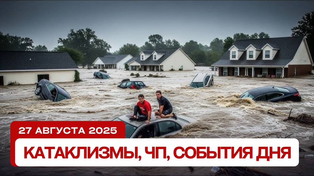 Катаклизмы сегодня 27.08.2025: Дагестан трясёт, циклон на Сахалине, Аризону накрыла мощная буря!