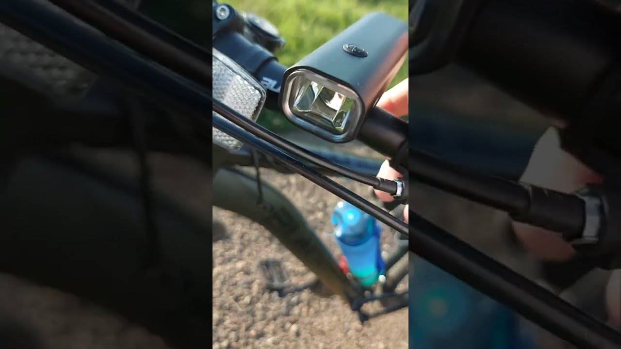 Финальная часть апгрейда аксессуаров на велосипед BLACKOUT, передний фонарик и катафоты на спицы