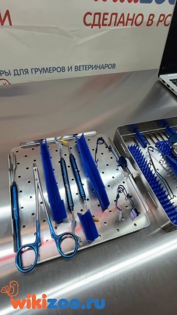 Набор стоматологический ветеринарный для грызунов wikiVET C2319 (8 предметов+бокс)