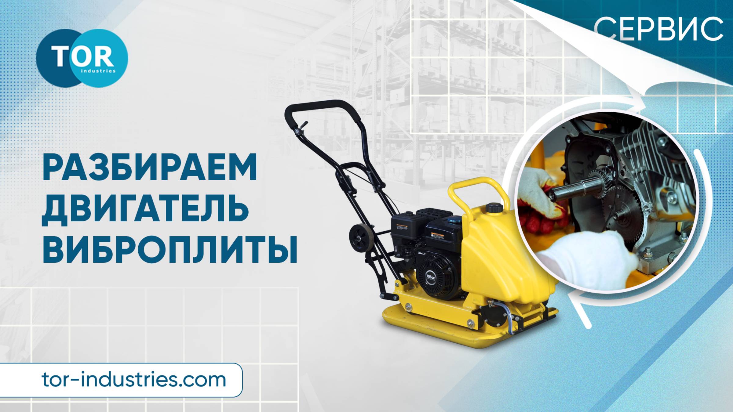 Разбор двигателя виброплиты TOR