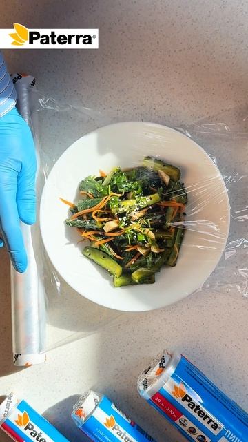 Пищевая плёнка в рулоне PATERRA, 30 см х 100 м