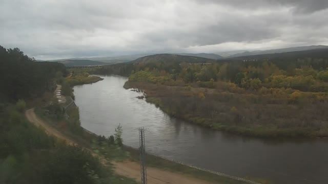 Хилок - Чита, вид из окна поезда (Транссибирская магистраль).