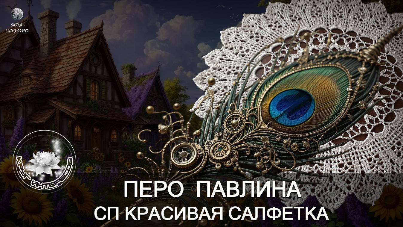 САЛФЕТКА ПЕРО ПАВЛИНА