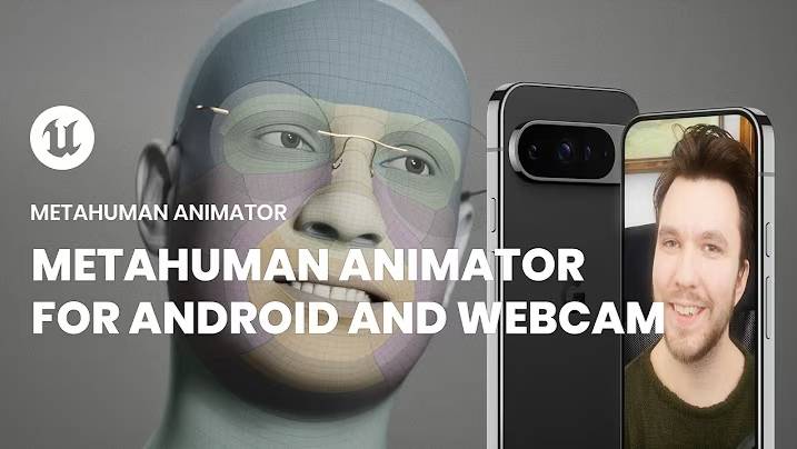 MetaHuman анимация с помощью Андройда или Веб-камеры