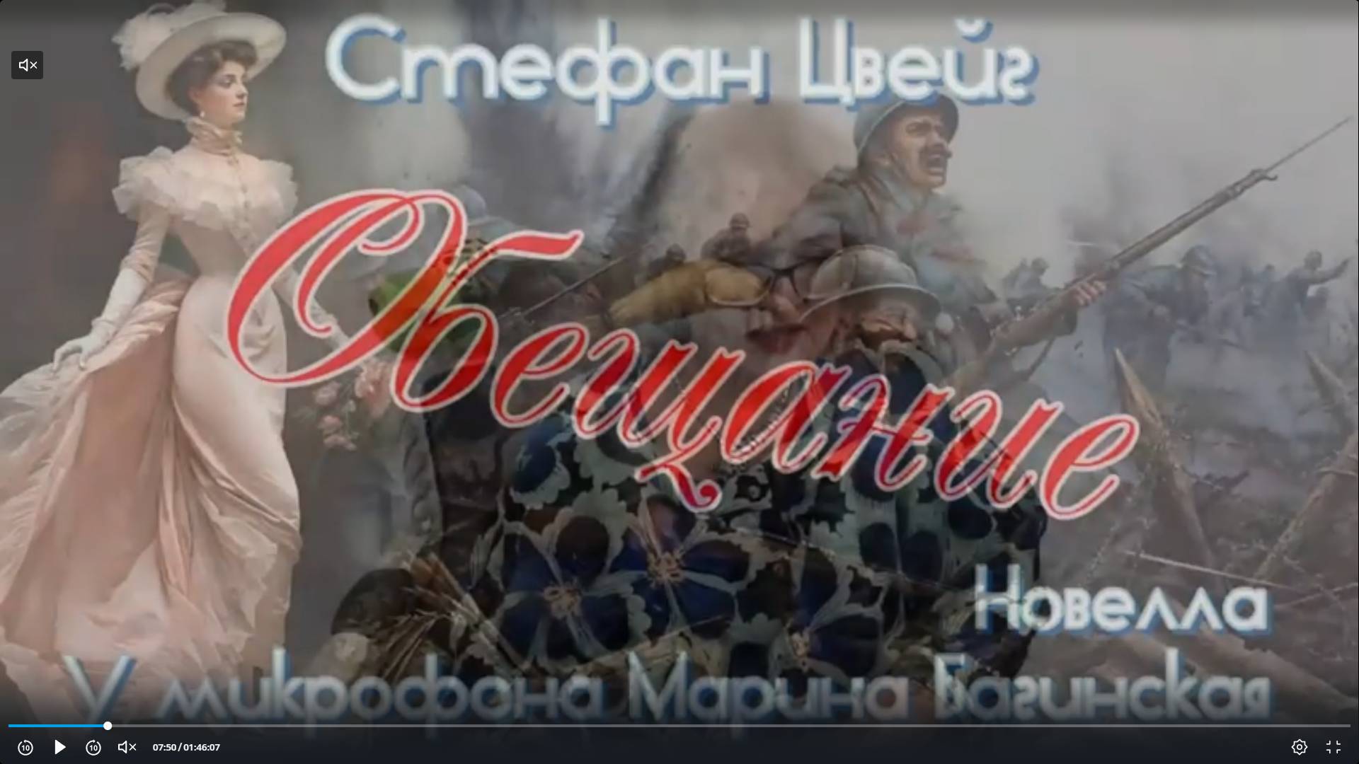 Аудиокнига Стефан Цвейг _Обещание_ Новелла У микрофона Марина Багинская