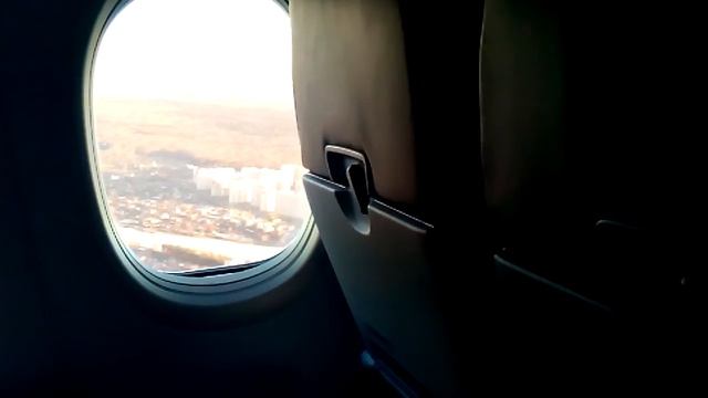 2015 Взлет из Внуково. Победа до Архангельска. (без звука) 16.03.2015