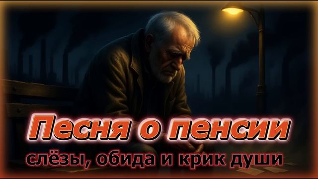 💔Песня о пенсии слёзы, обида и крик души